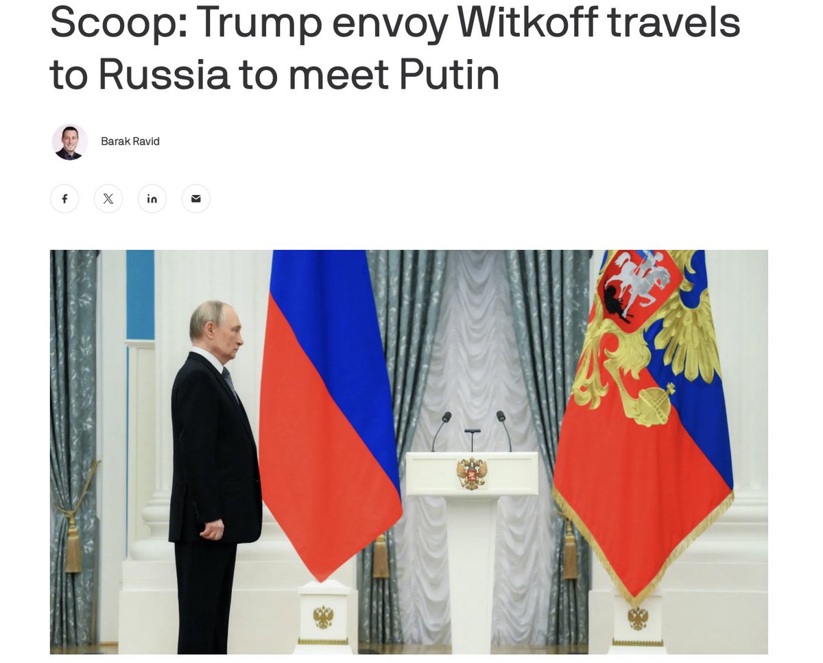 Trump Envoy Steve Witkoff Arrives in Russia to Meet Putin | DeepNewz Russia
