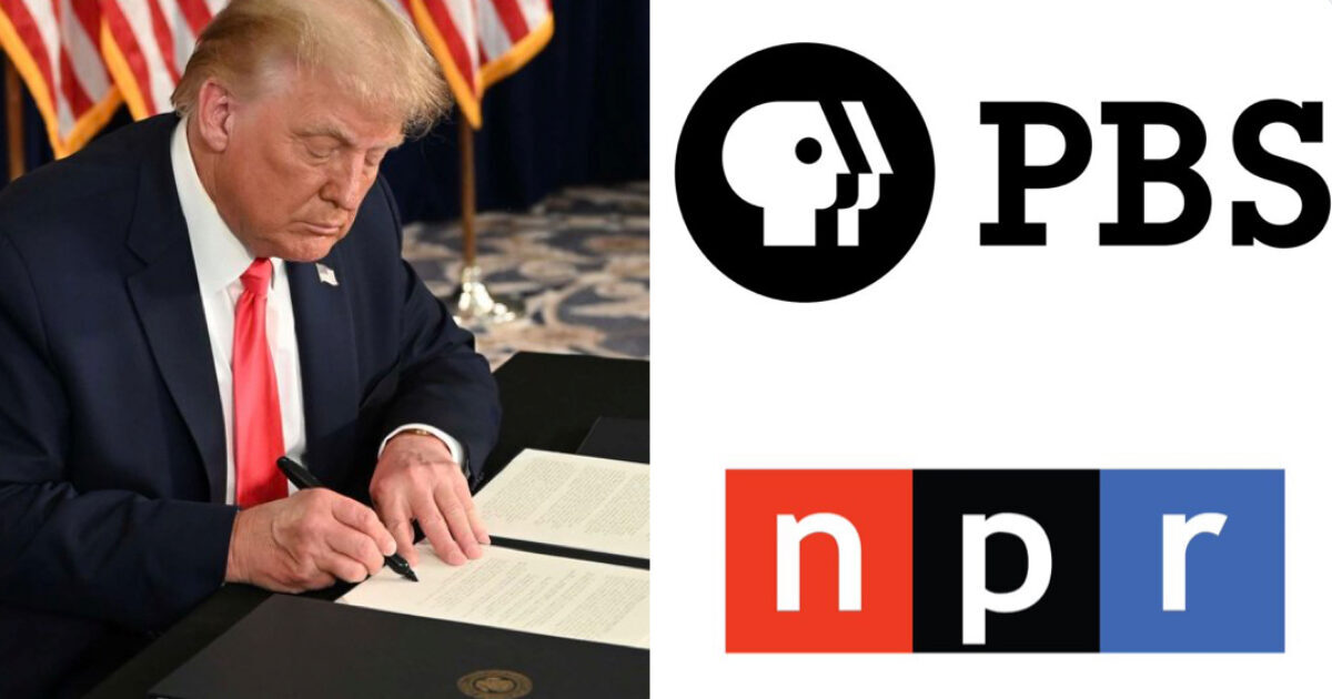 Trump Executive Order Cuts Federal Funding for NPR, PBS | DeepNewz ...