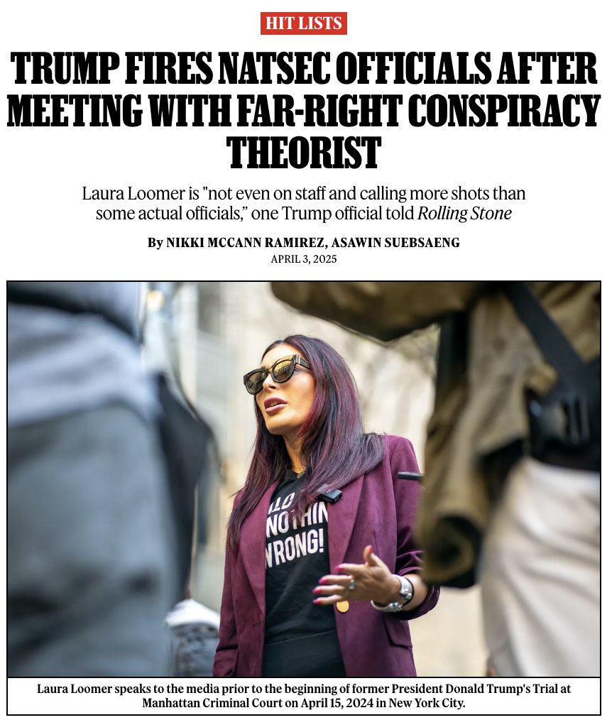 Trump Fires 6 NSC Officials After Meeting With Far-Right Activist Laura ...