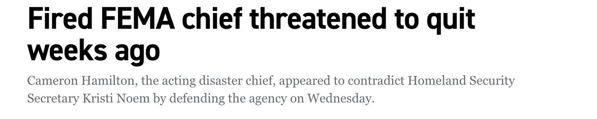 Trump Fires FEMA Chief Hamilton Ahead of Hurricane Season Amid Climate ...