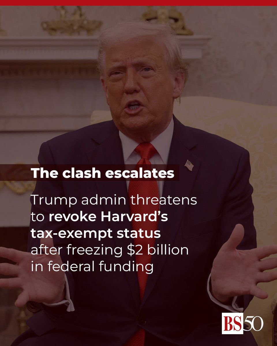 Trump Freezes $2 Billion in Harvard Funding, Threatens Tax-Exempt ...