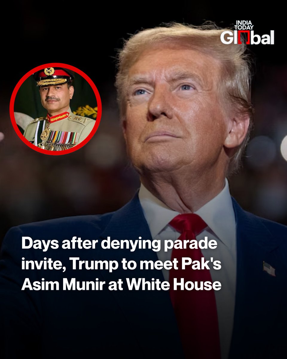 Trump Hosts Pakistan Army Chief Asim Munir for Lunch at White House on ...