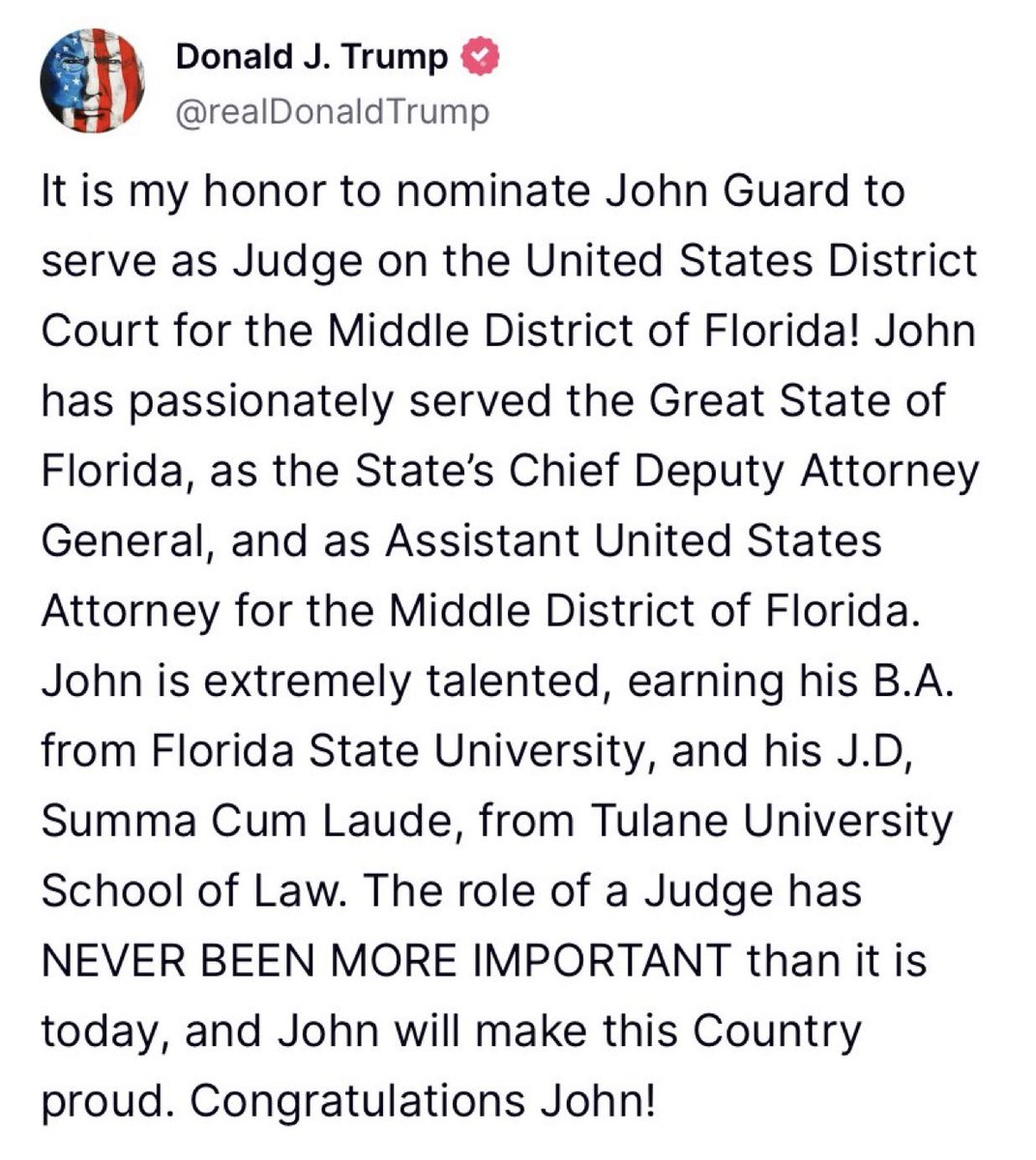 Trump Nominates John Guard, Kyle Dudek, and Anne-Leigh Gaylord Moe to ...