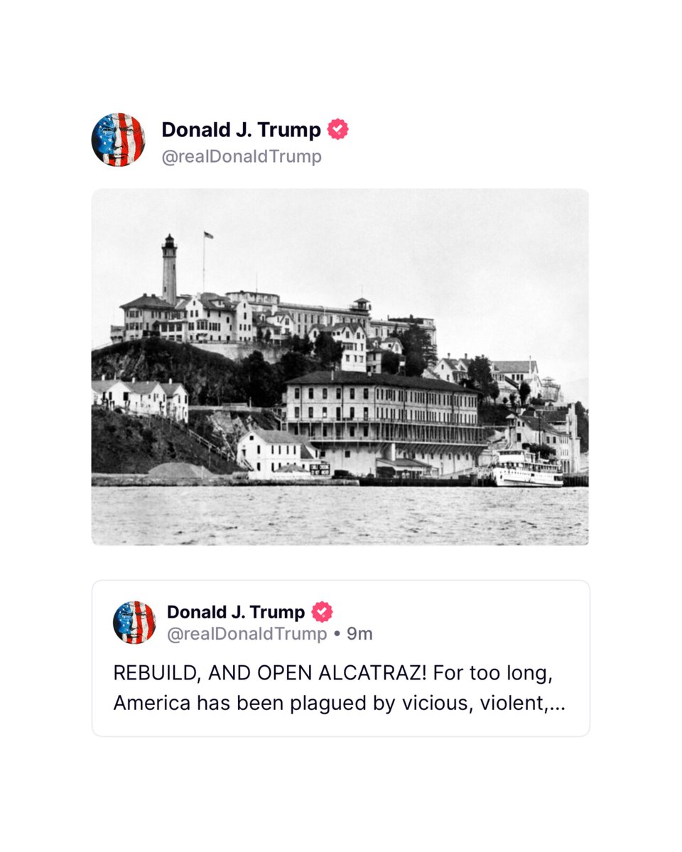 Trump Orders Bureau of Prisons to Rebuild and Reopen Alcatraz for ...