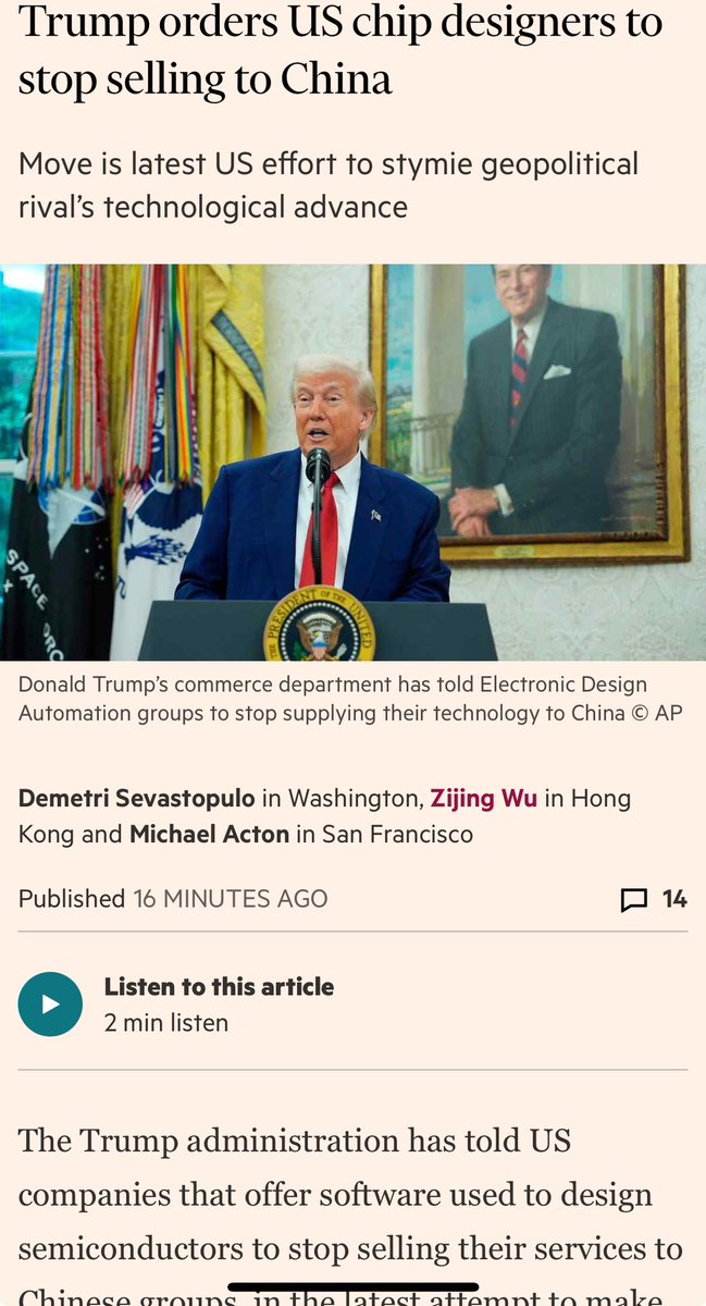 Trump Orders Cadence, Synopsys, Siemens EDA to Halt Chip Design ...