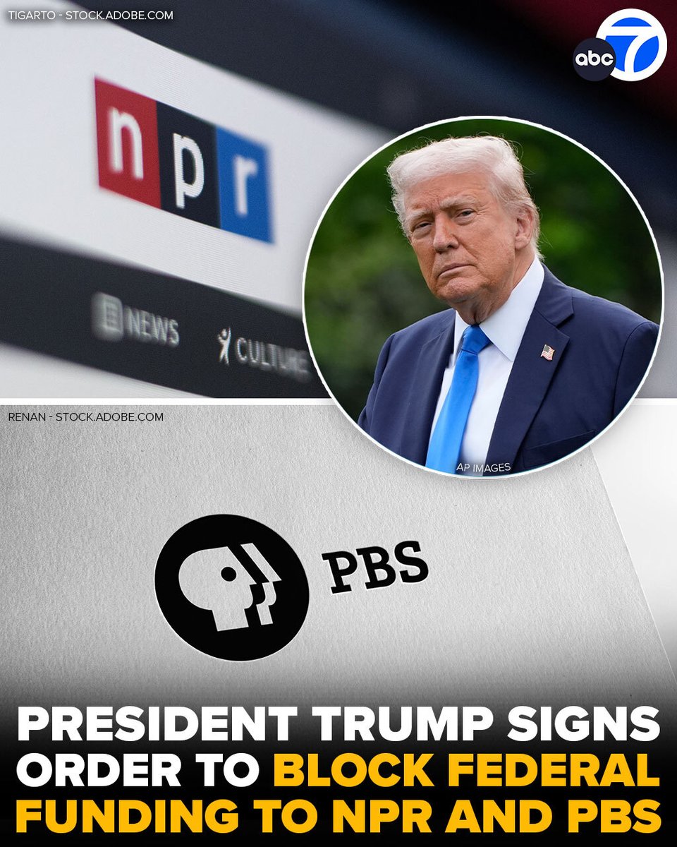 Trump Orders End to Federal Funding for NPR and PBS Citing Bias, Faces Legal Challenges ...