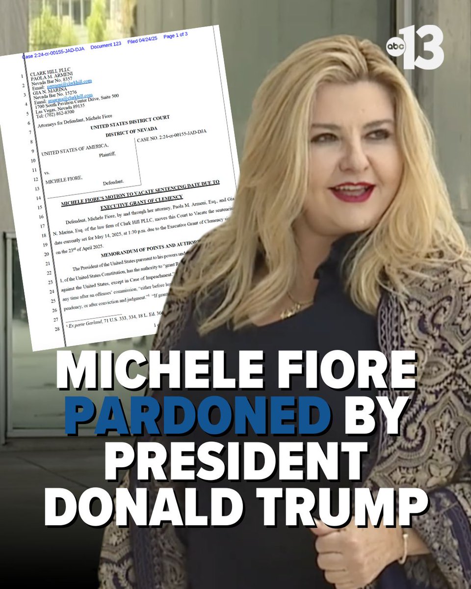 Trump Pardons Michele Fiore, Ex-Las Vegas Official Convicted of Wire ...