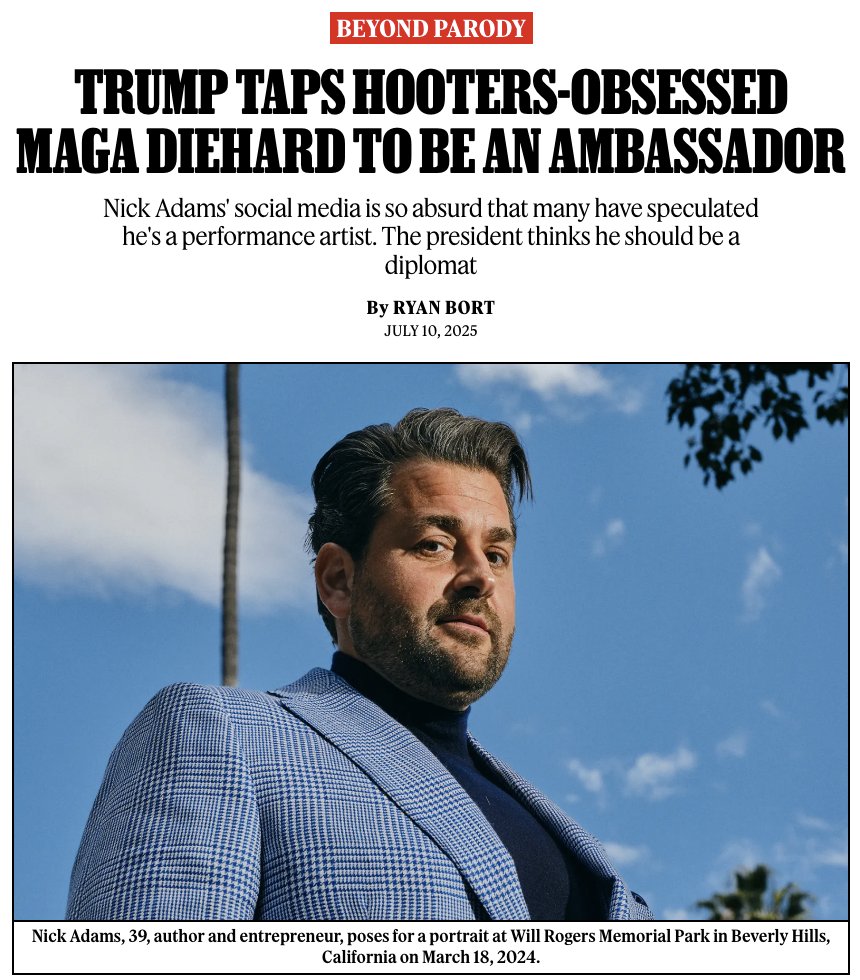 Trump Picks Influencer Nick Adams as Ambassador to Malaysia | DeepNewz ...