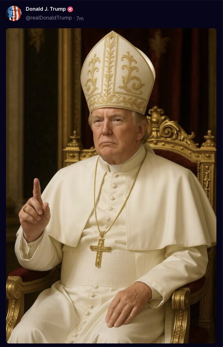 Trump Posts AI-Generated Image of Himself as Pope After Joking About ...