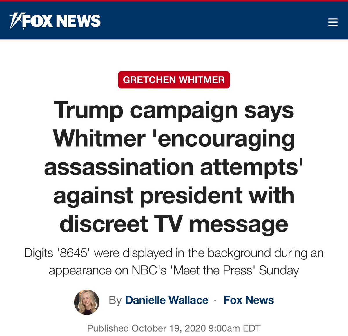 Trump Praises Michigan Governor Gretchen Whitmer During Oval Office ...