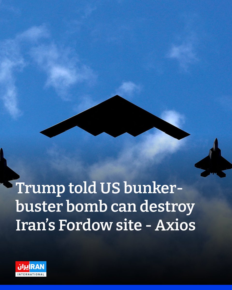 Trump Presses Pentagon on Feasibility of Bunker-Buster Strike on Fordow ...