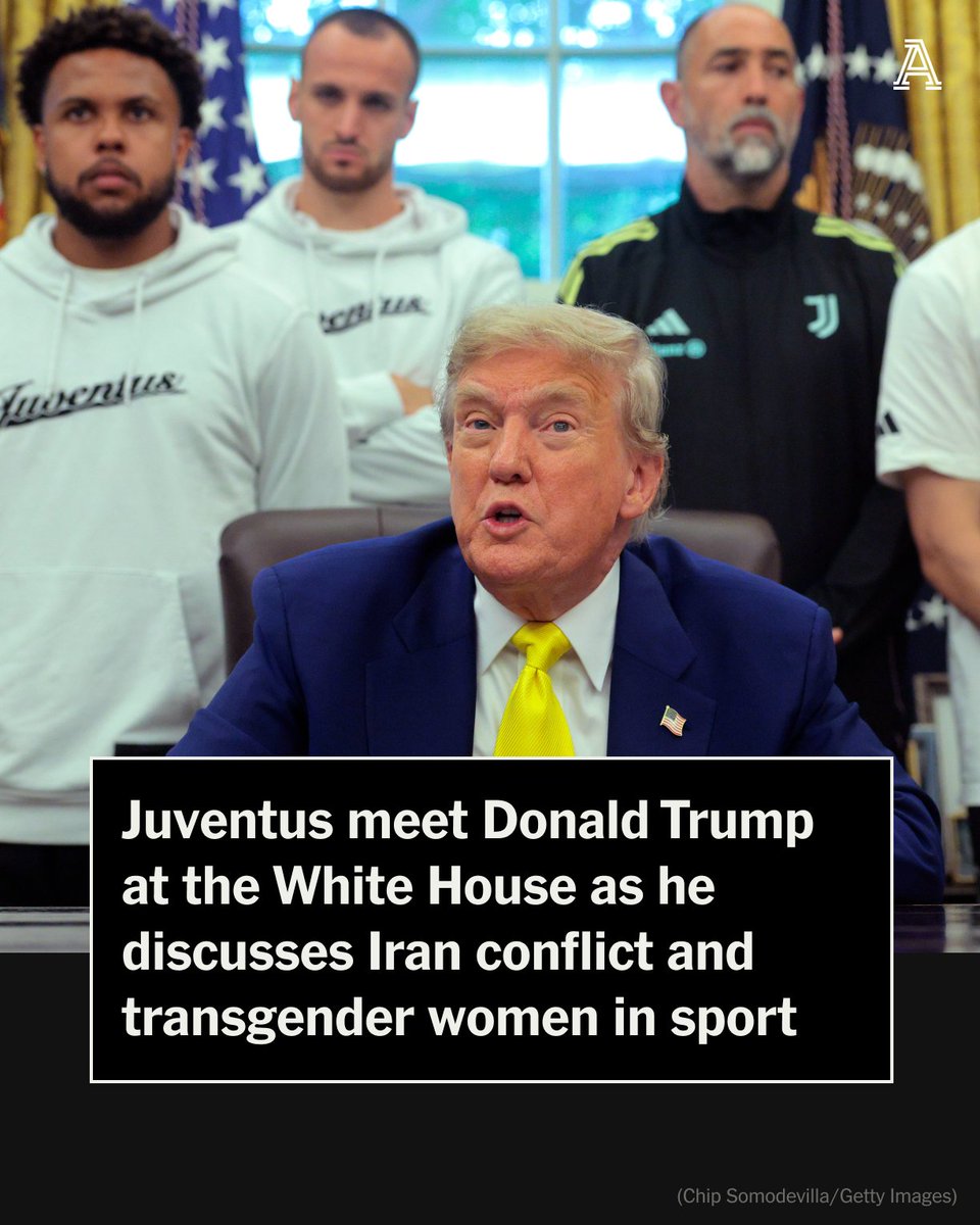 Trump Presses Visiting Juventus on Women Players in Oval Office Stop ...