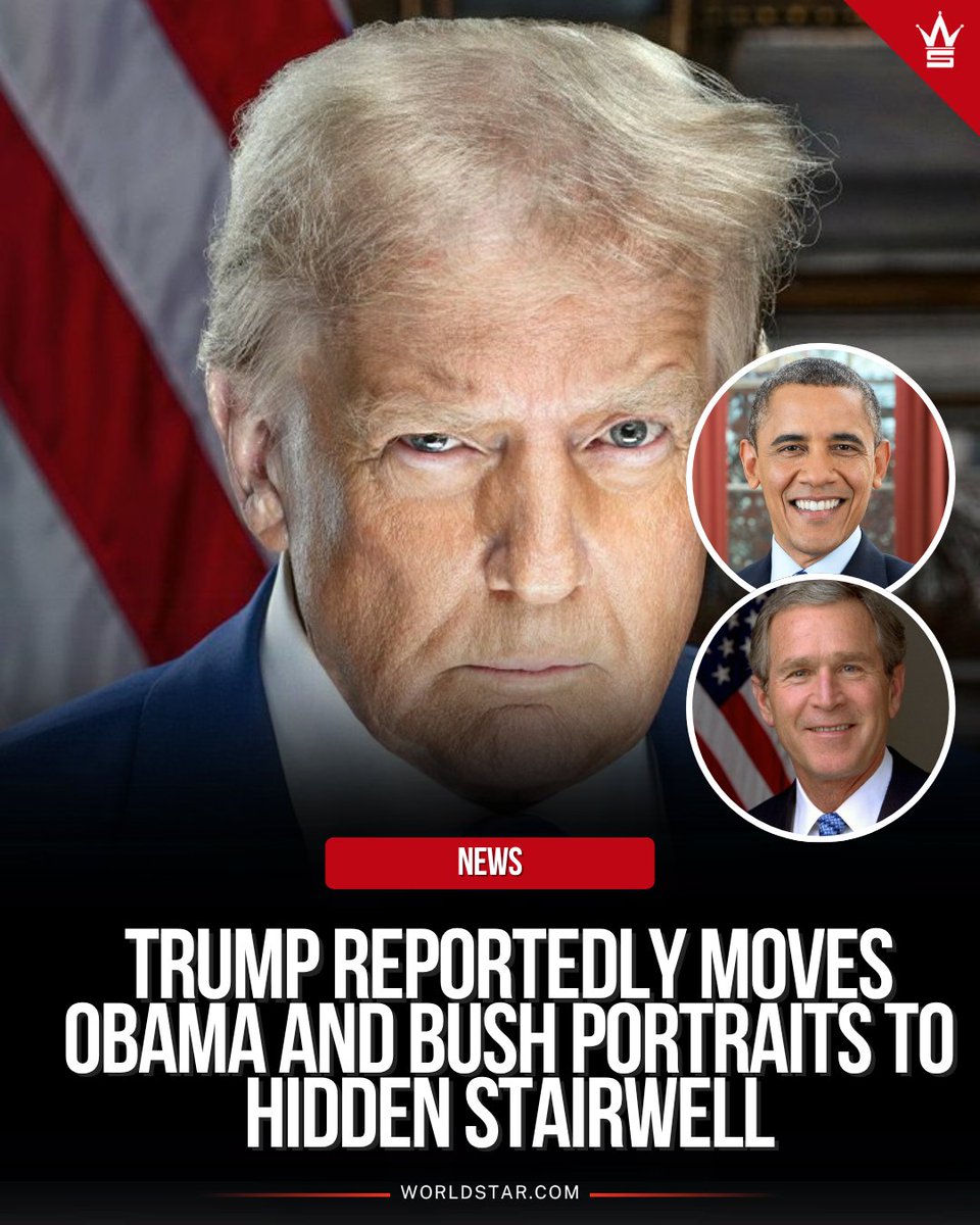 Trump Relocates Obama and Bush Portraits Out of Public View | DeepNewz ...