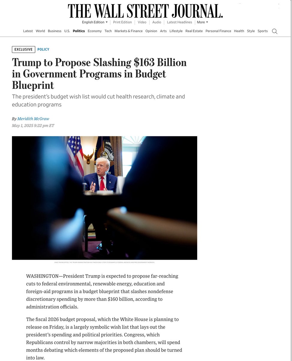Trump's 2026 Budget Proposes $163B Cuts, Boosts Defense and Slashes ...
