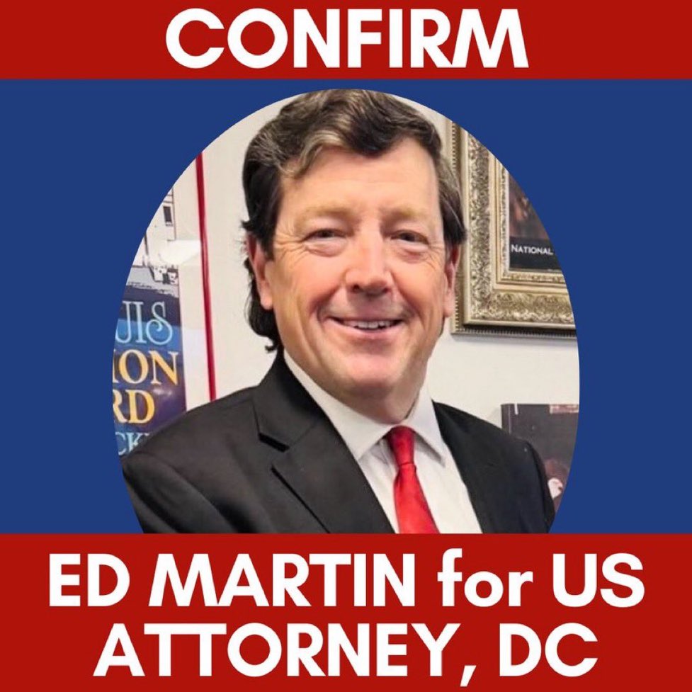 Trump's DC U.S. Attorney Nominee Ed Martin Faces Scrutiny Over Nazi ...