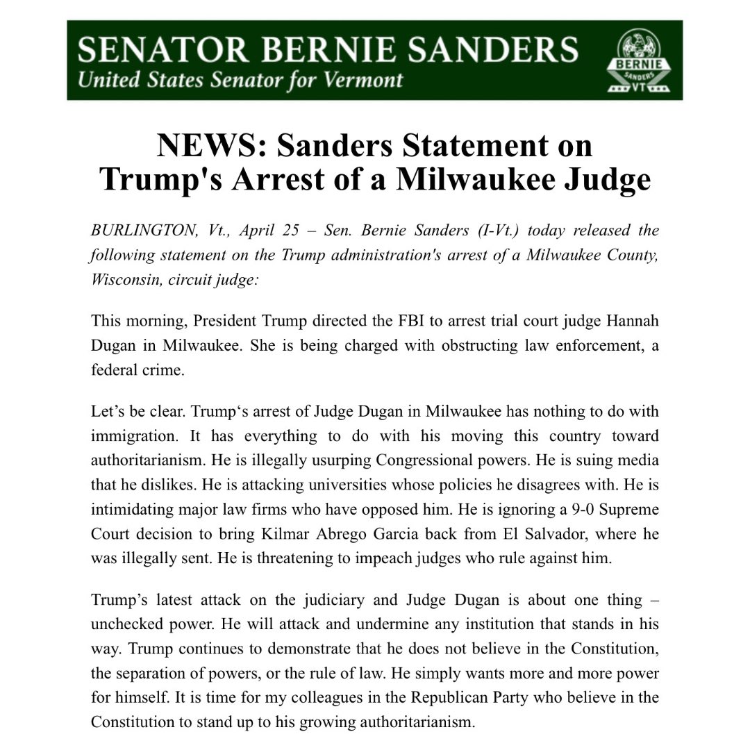 Trump's FBI Arrests Judge Hannah Dugan in Milwaukee Over Alleged ...