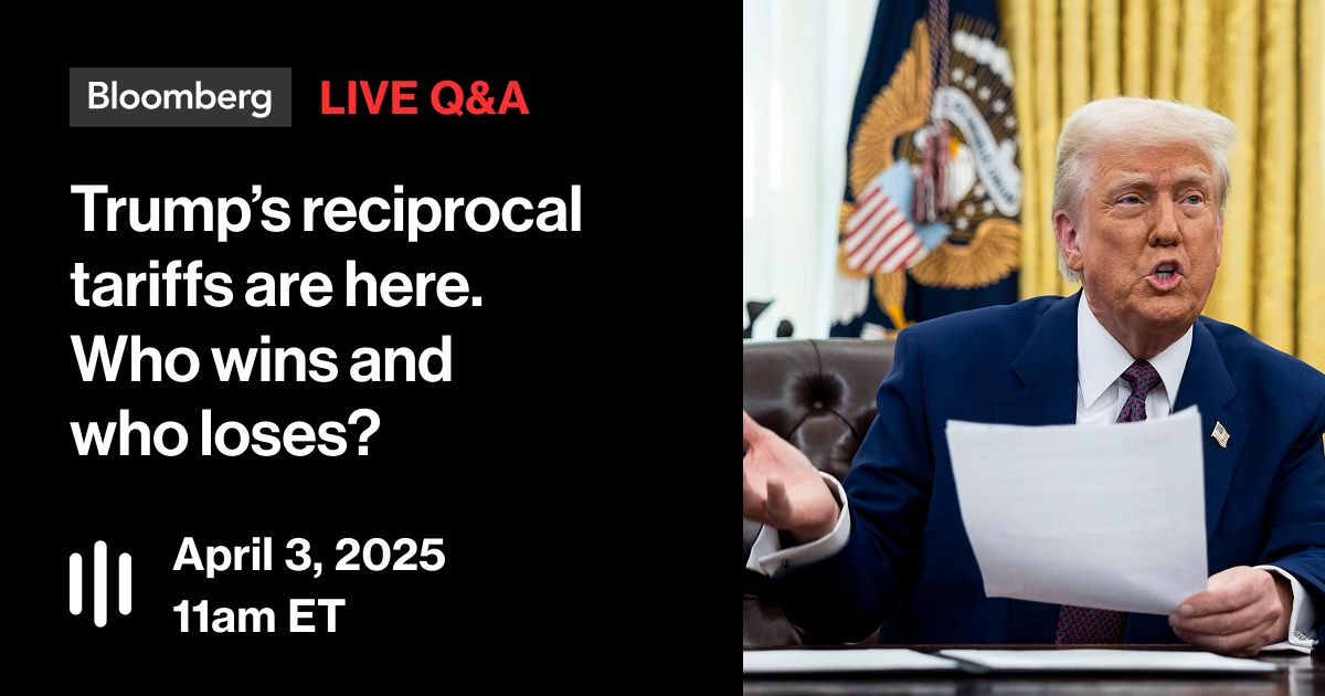 Trump's Reciprocal Tariffs Begin April 2, Including 10% on UK ...