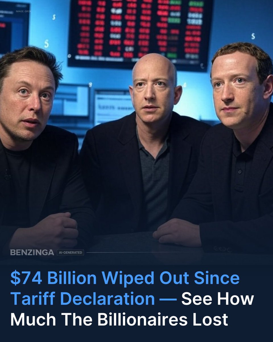 Trump's Tariffs Cause $74 Billion Loss for Top 10 Richest, $45.9 ...
