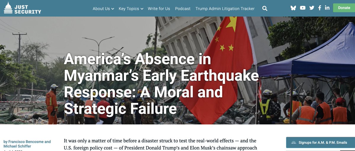 Trump's USAID Cuts Hinder U.S. Aid to Myanmar Earthquake, Over 3,300 ...