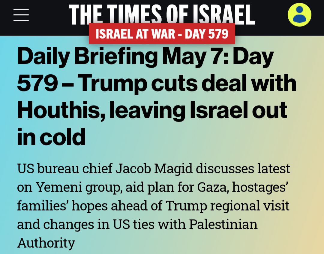 Trump Signals Shift in U.S. Middle East Policy With Houthi Ceasefire ...