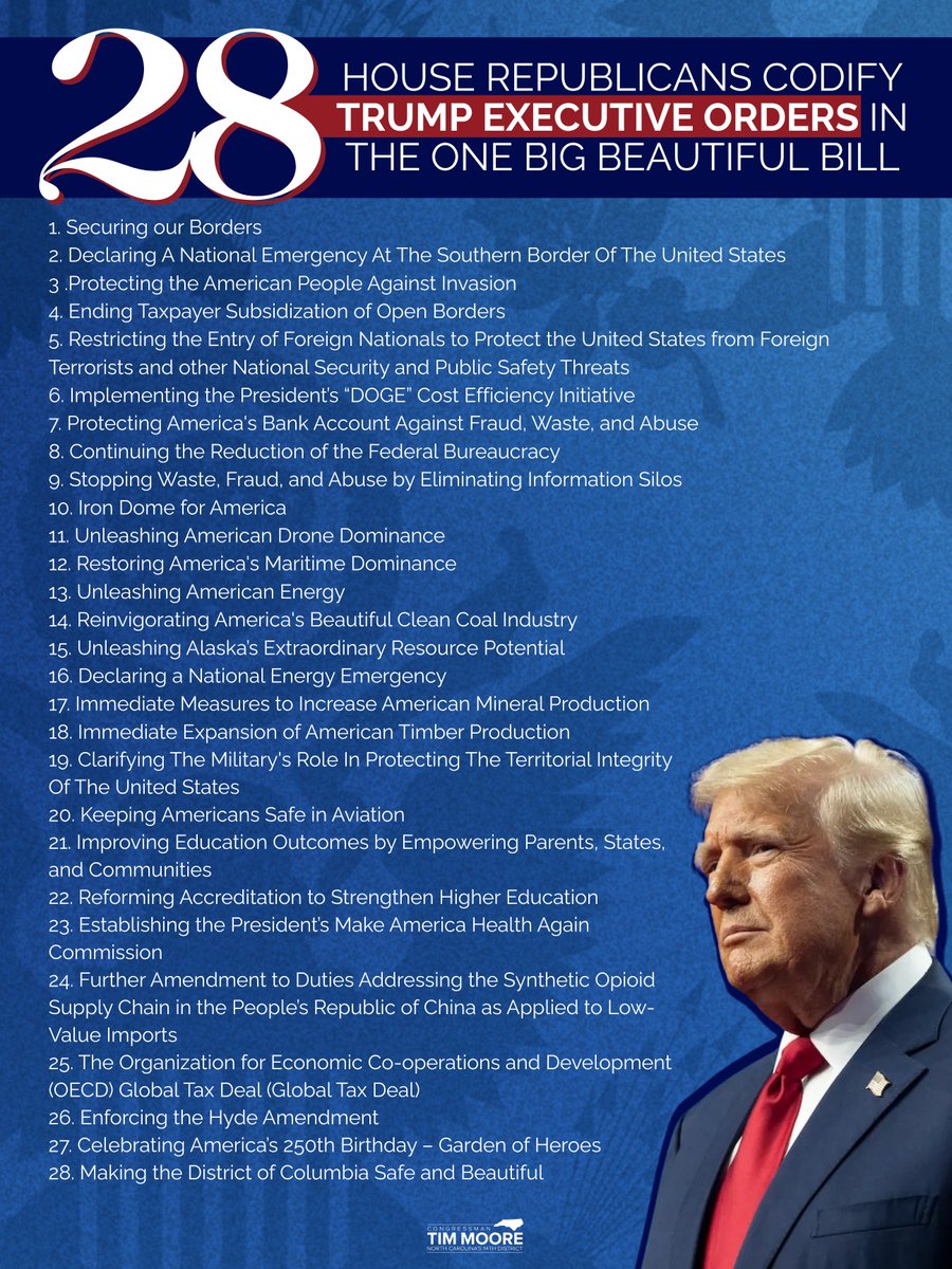 Trump Signs 'One Big Beautiful Bill' Codifying 28 Executive Orders ...