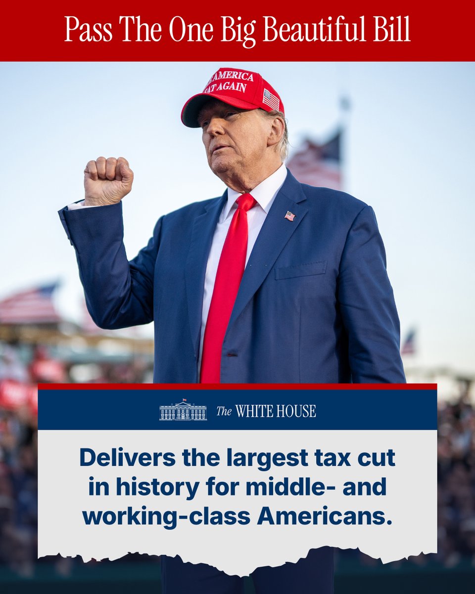 Trump Signs One Big Beautiful Bill Delivering Largest U.S. Tax Cut With No Tax on Tips, Overtime ...
