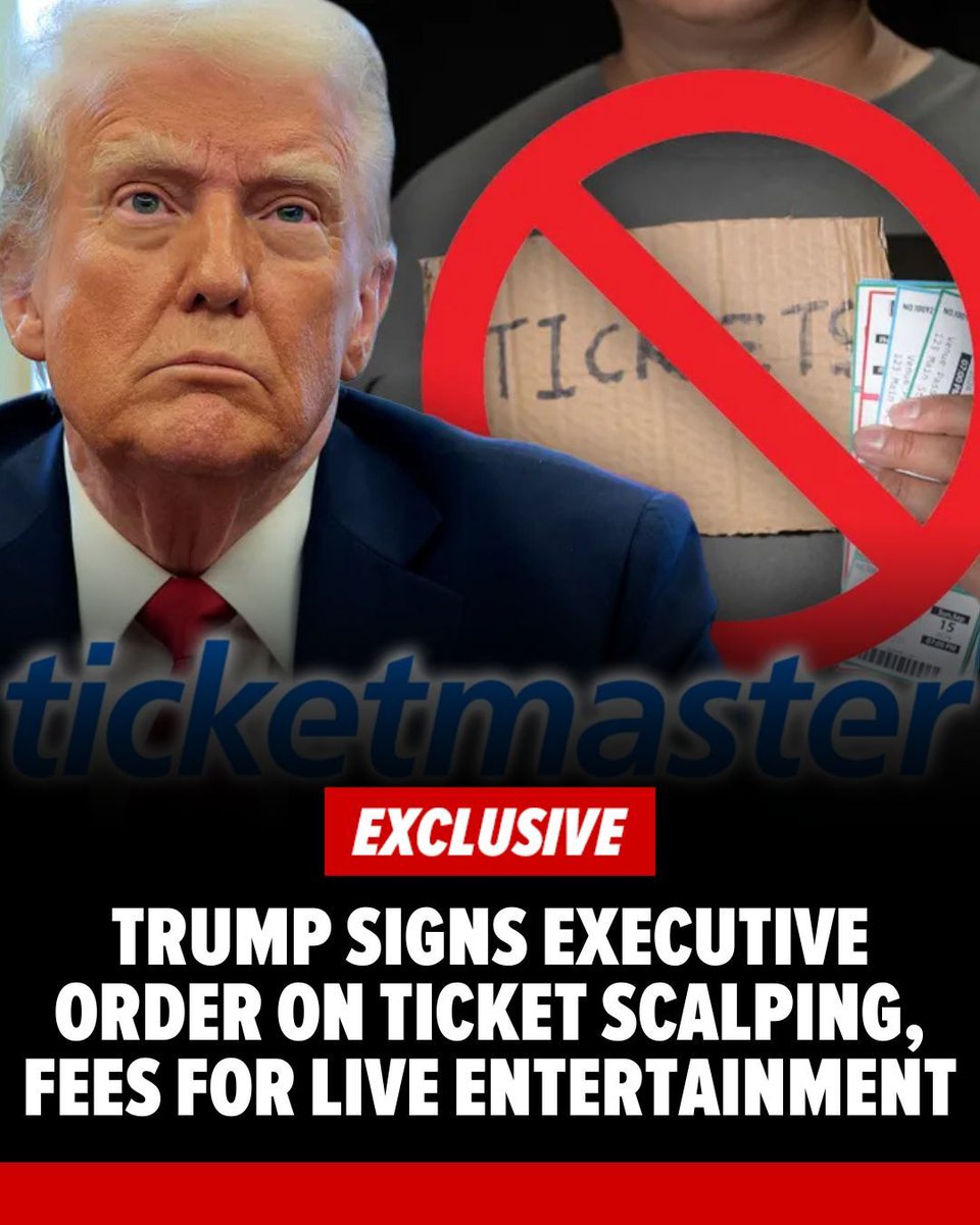 Trump Signs Order to Combat Ticket Scalping and High Fees, Targets Bots ...
