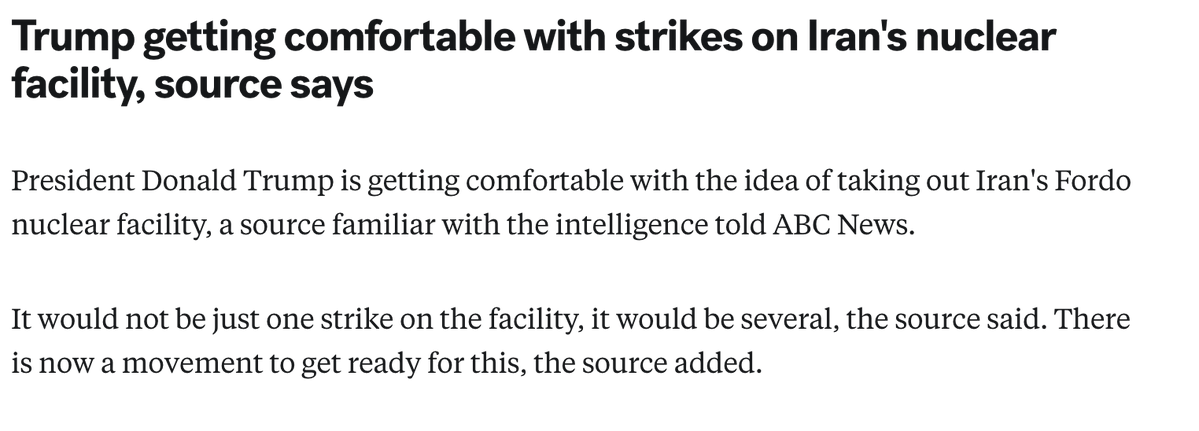 Trump Weighs Multi-Strike Plan on Iran’s Fordo Nuclear Site | DeepNewz ...