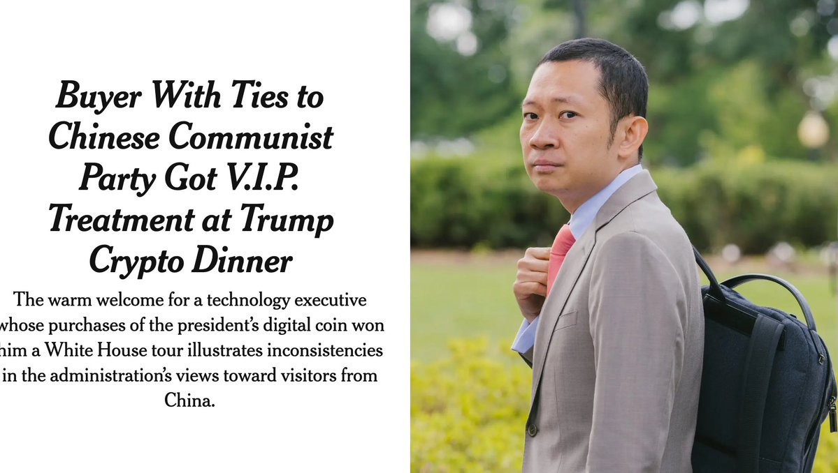 Trump Welcomes CCP-Linked Justin Sun Who Invested $40 Million in Meme ...