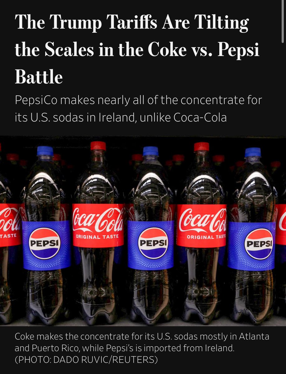 Trump’s 10% Tariff on Irish Concentrate Gives Coca-Cola Edge Over ...