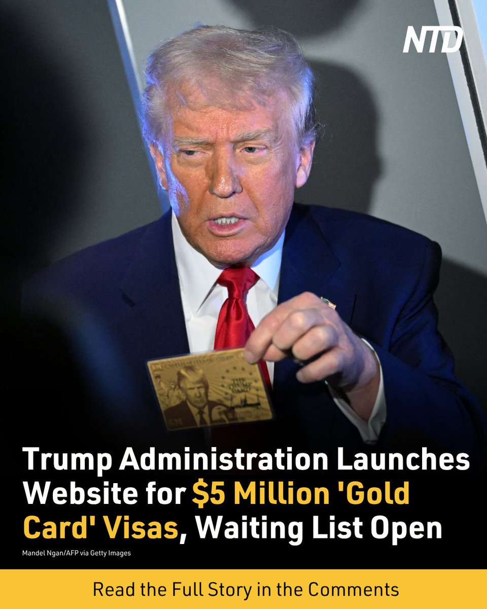 Trump’s US$5 Million ‘Gold Card’ Visa Draws 70,000 Registrants in First ...
