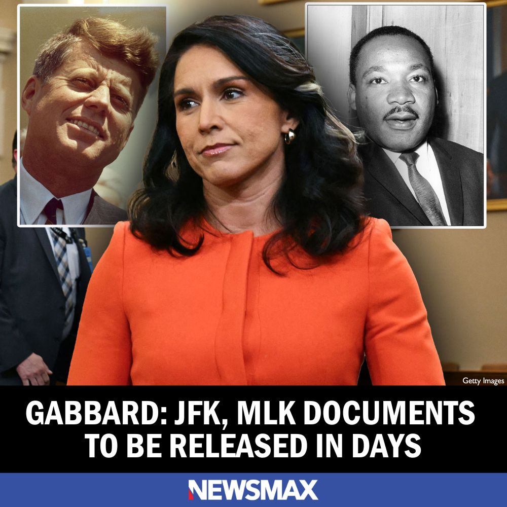 Tulsi Gabbard to Release JFK, RFK, MLK Assassination Files Within Days ...