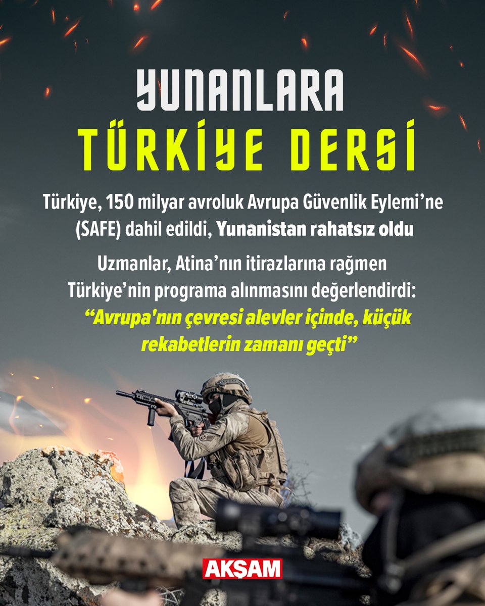 Turkey Joins EU's 150 Billion Euro SAFE Defense Program Amid Greek ...