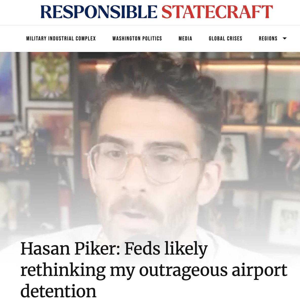 Twitch Streamer Hasan Piker With Nearly 3 Million Followers Detained ...