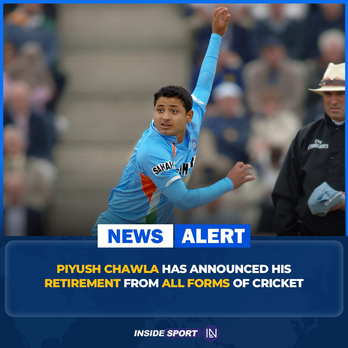 Two-Time World Cup Winner Piyush Chawla Retires From All Forms of ...