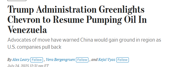 U.S. Allows Chevron to Resume Oil Production in Venezuela | DeepNewz ...