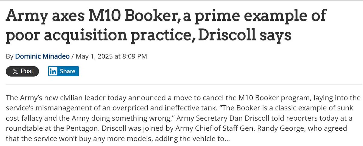 U.S. Army Cancels M10 Booker Tank, Halts JLTV and Humvee Production ...