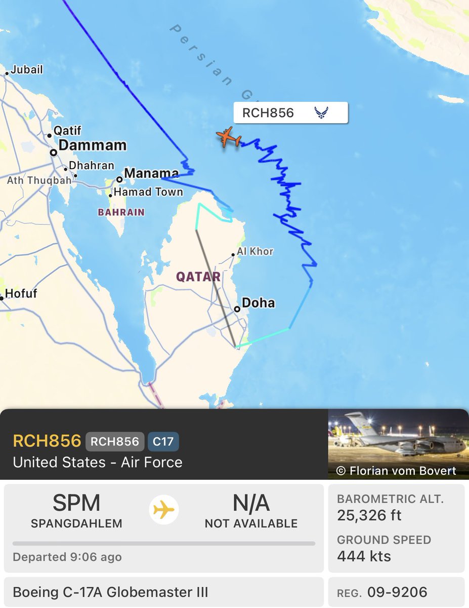 U.S. C-17 Globemaster III Experiences GPS Jamming in Strait of Hormuz ...