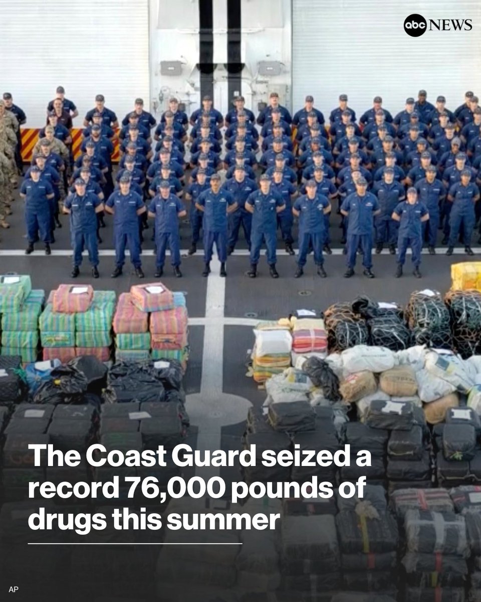 U.S. Coast Guard Offloads Record 76,000-Pound Drug Haul in Florida ...