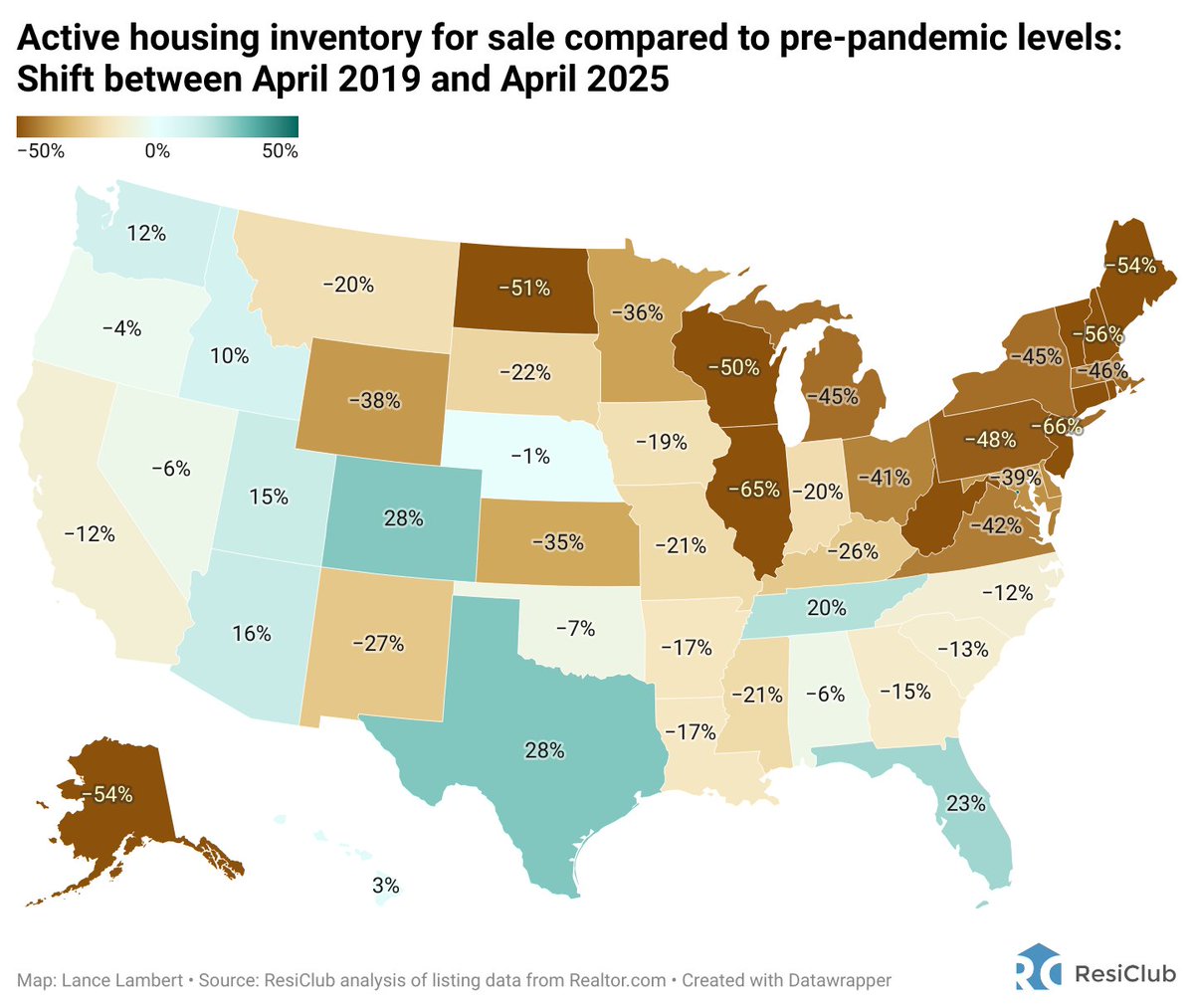 U.S. Housing Inventory Hits 959,251 in April 2025 with Price Drops in ...
