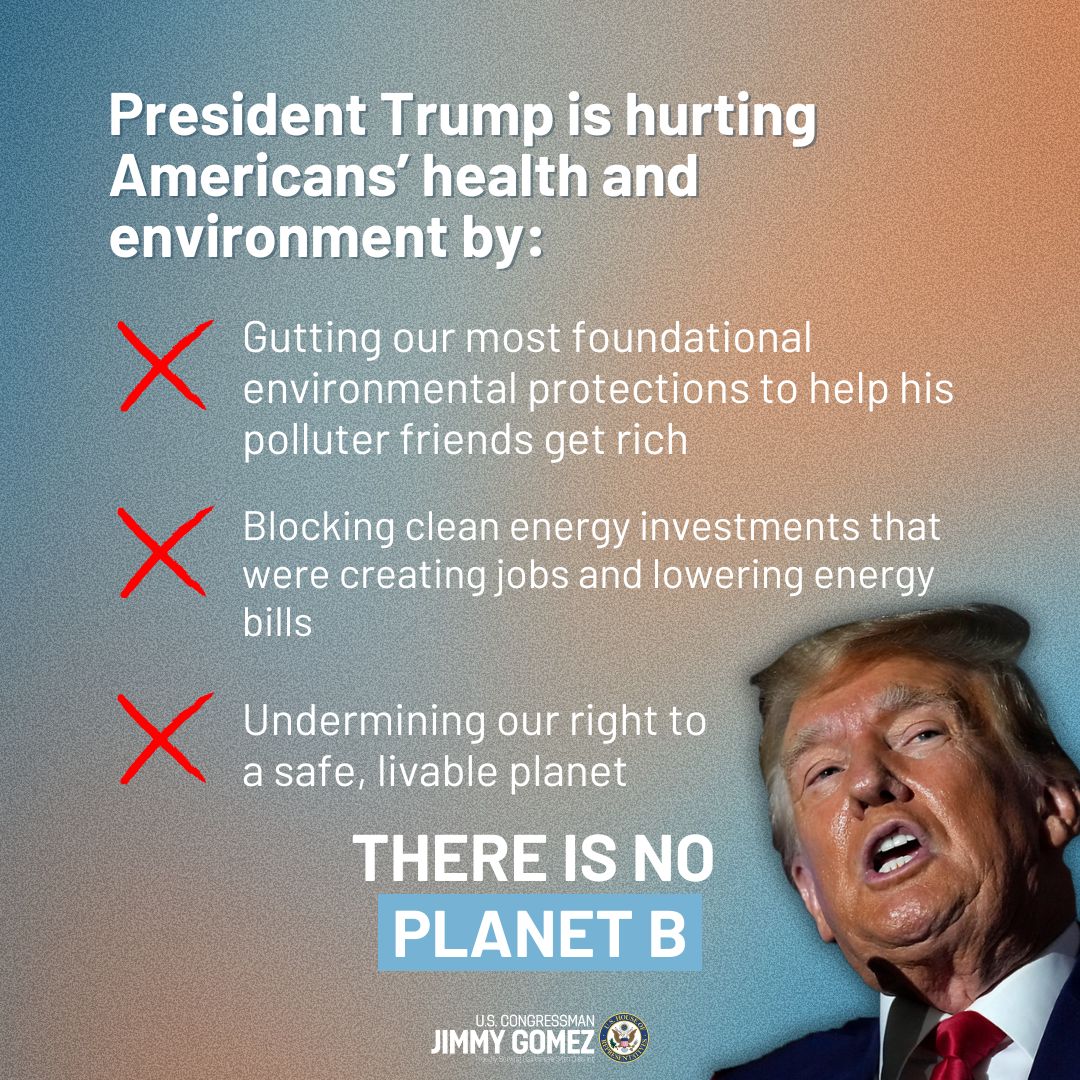 U.S. Representatives Slam Trump's Environmental Rollbacks on Earth Day ...