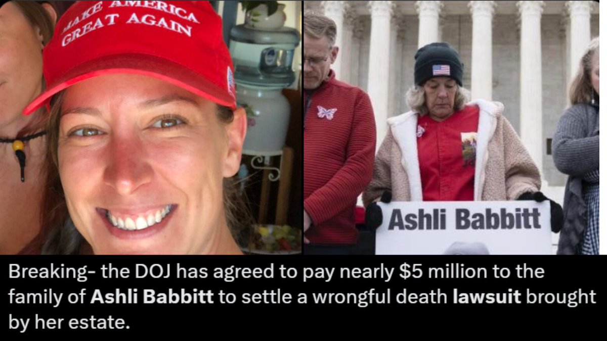 U.S. to Pay Ashli Babbitt’s Family Nearly $5 Million in Wrongful-Death ...