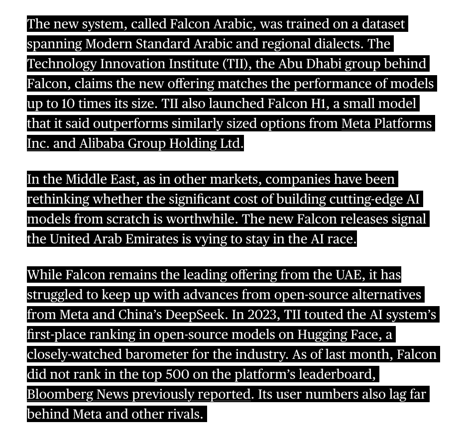 UAE’s Technology Innovation Institute Launches Falcon Arabic and Falcon ...