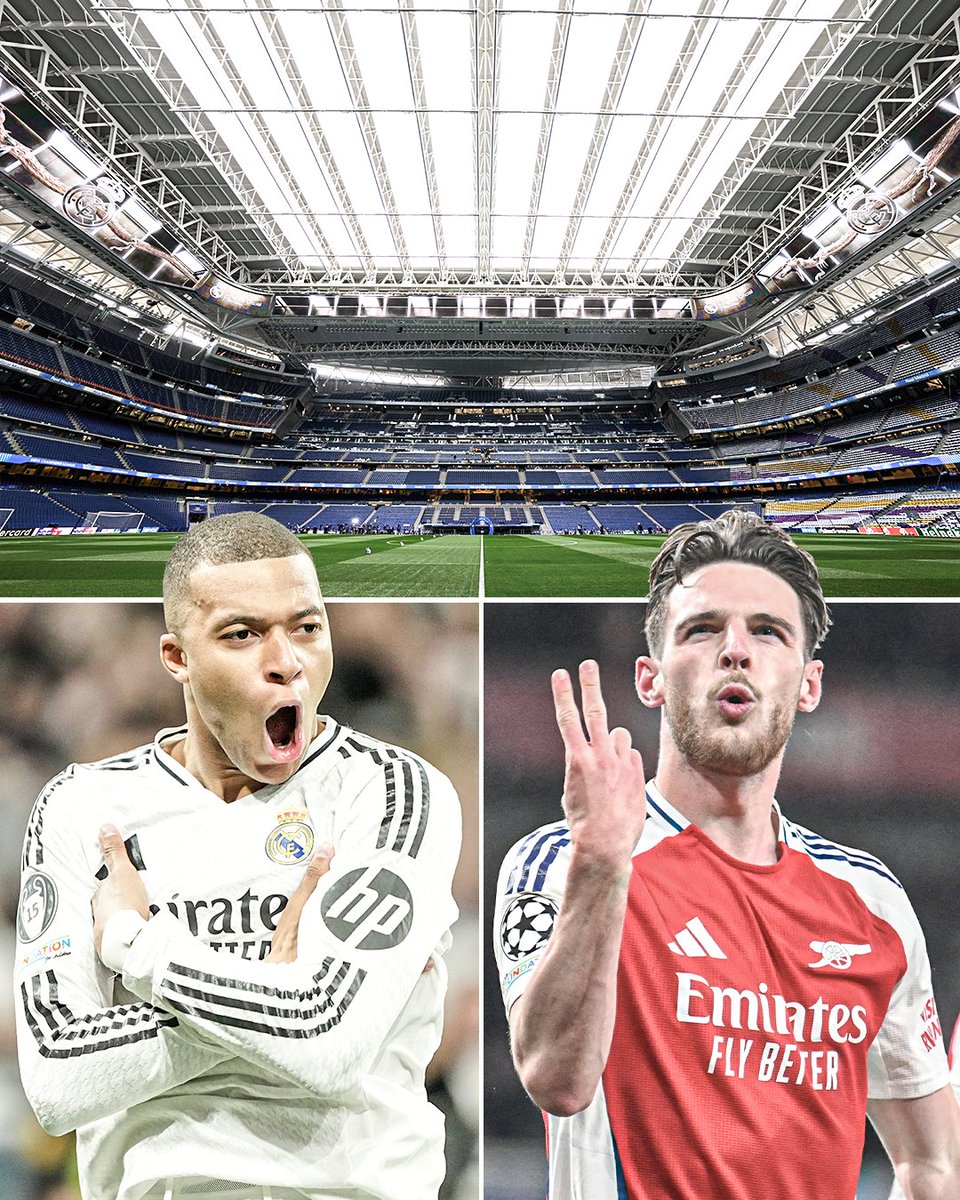UEFA Approves Roof Closure at Bernabéu for Real Madrid vs. Arsenal ...