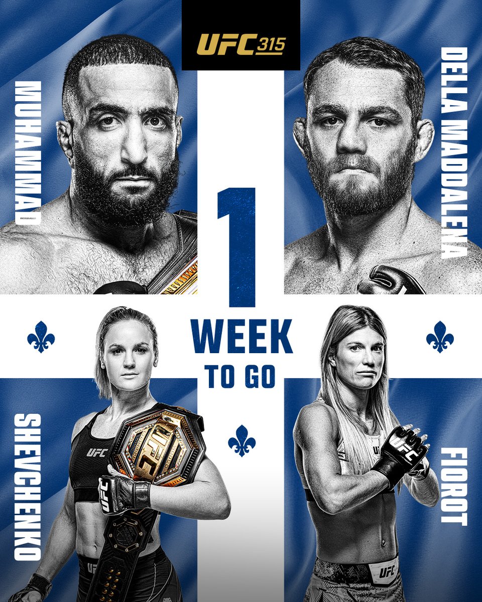 UFC 315 in Montreal: Della Maddalena Challenges Muhammad for ...