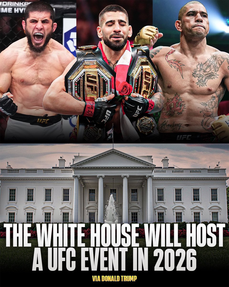 UFC Confirms 2026 White House Championship Fight for America250 ...