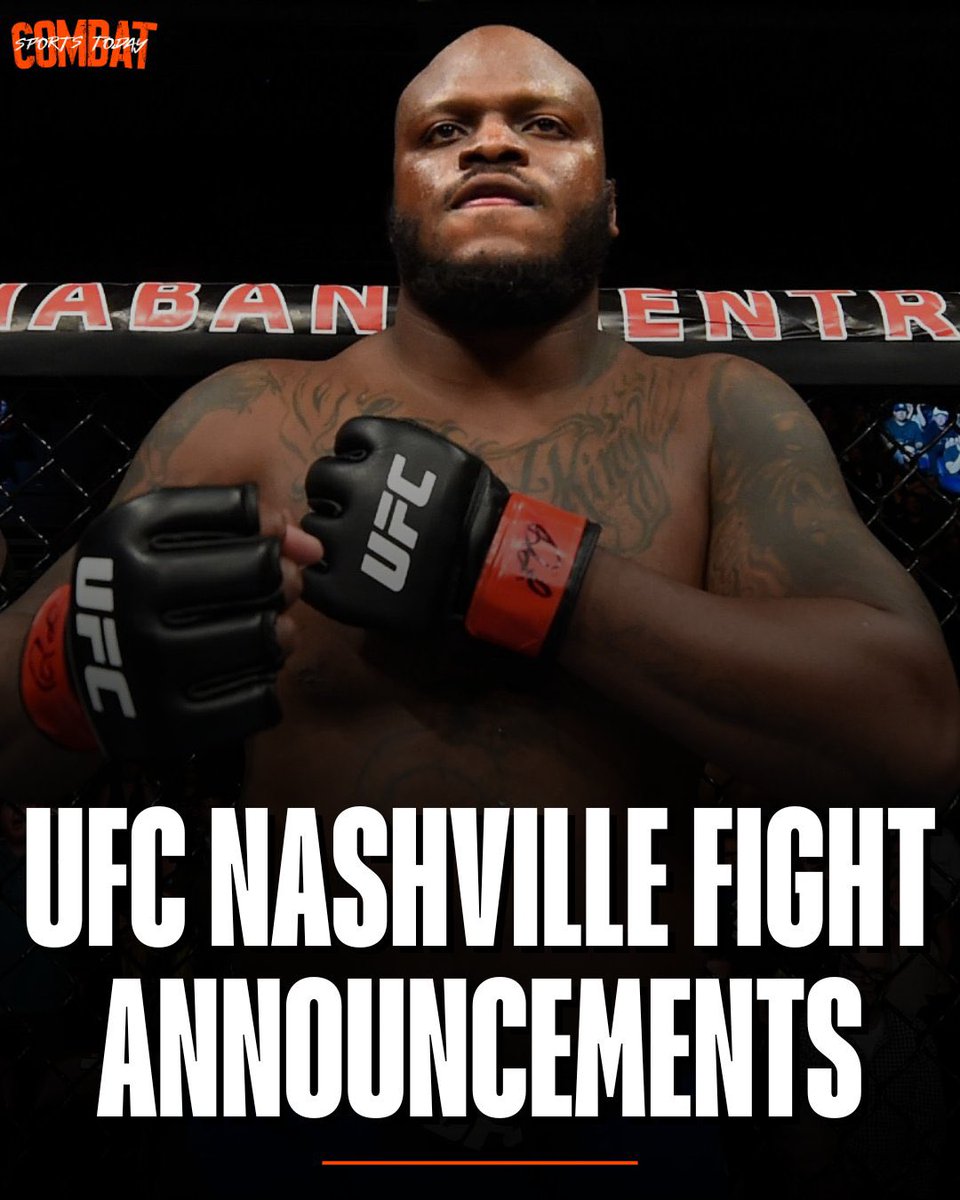 UFC on ESPN 70: Derrick Lewis vs. Tallison Teixeira Headlines Nashville ...