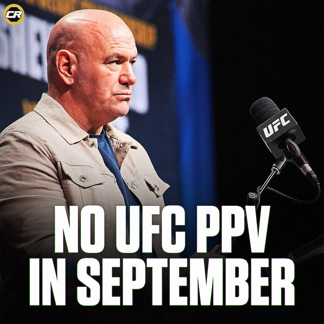 UFC to Skip September PPV for First Time Since 2005, Hosting 12 Events ...
