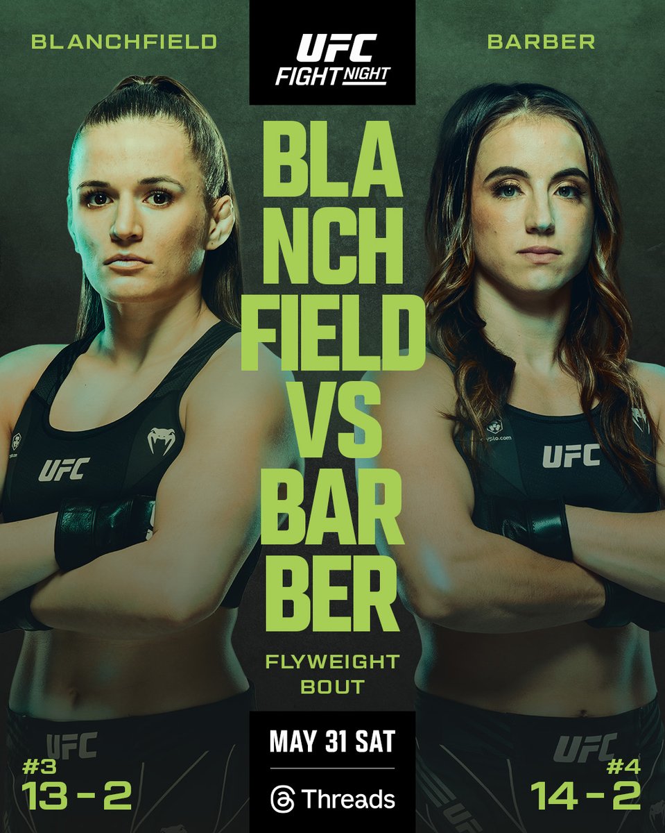UFC Vegas 107 Set for May 31: Blanchfield vs. Barber, Brahimaj vs. Goff ...