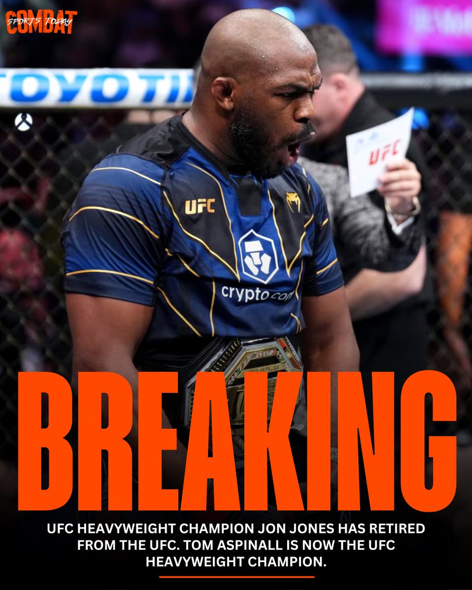 UFC’s Jon Jones Retires, Tom Aspinall Elevated to Heavyweight Champion ...